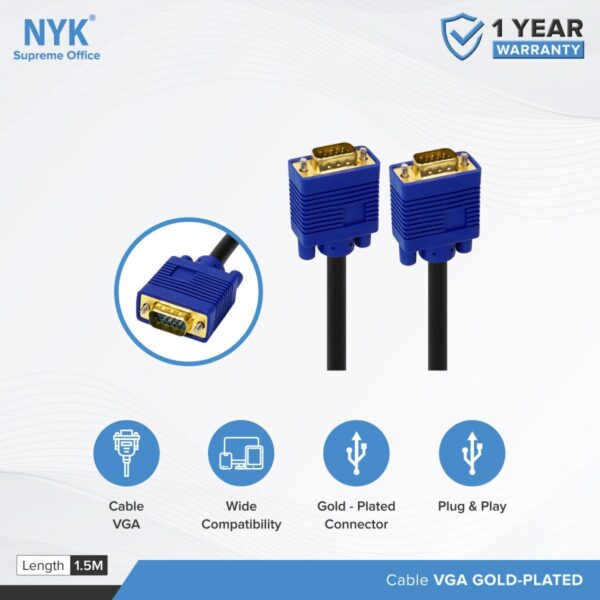 10 Rekomendasi Kabel VGA Monitor Terbaik (2026) & Harganya